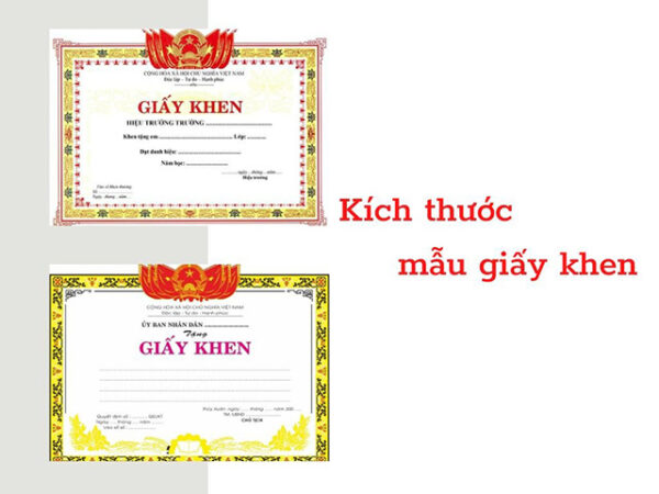 Download mẫu giấy khen đẹp file word đầy đủ nhất