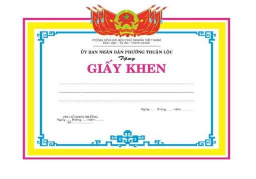 35+ Mẫu giấy khen đẹp cập nhật mới nhất năm