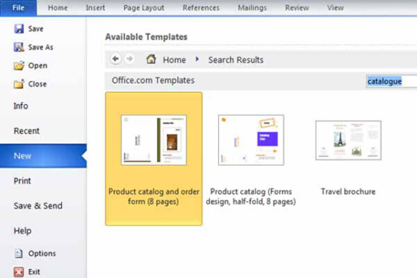 Hướng dẫn thiết kế catalogue đơn giản bằng Microsoft Word