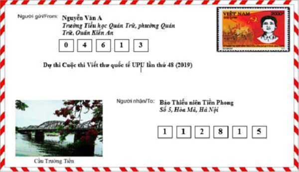 Cách viết phong bì thư UPU chuẩn và chính xác nhất